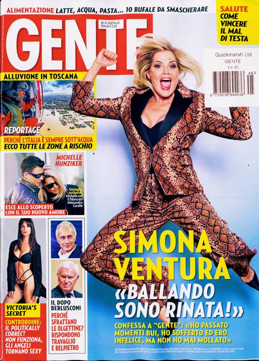 Gente Magazine Subscription | Buy at Newsstand.co.uk | Italian