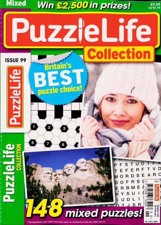 Puzzlelife Collection Magazine Subscription | Buy at Newsstand.co.uk ...
