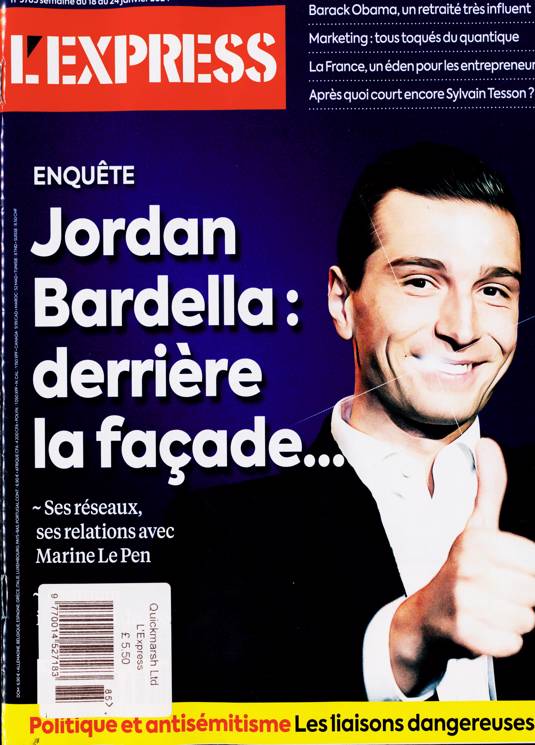 L Express Magazine Subscription | Buy at Newsstand.co.uk | French