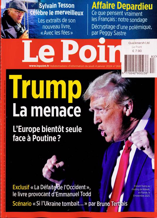 Le Point Magazine Subscription | Buy at Newsstand.co.uk | French