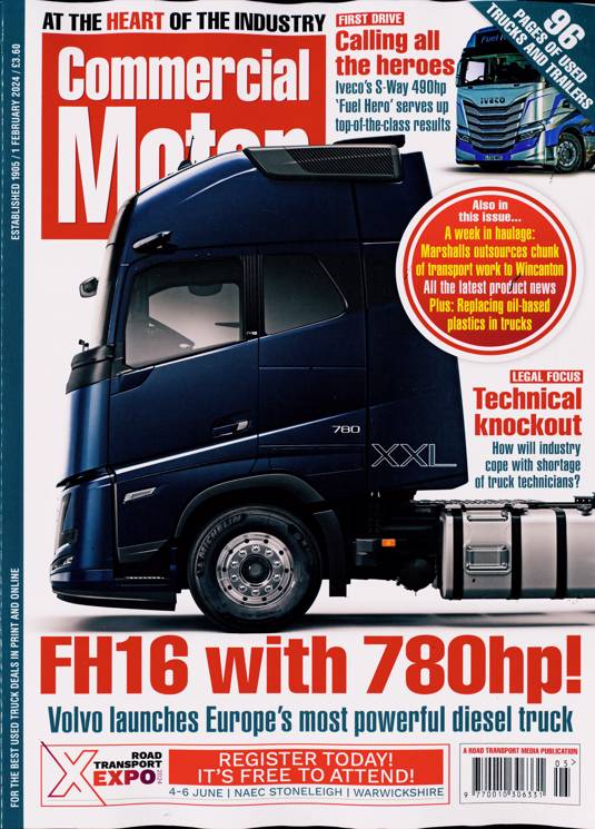 Commercial Motor Magazine Subscription | Buy at Newsstand.co.uk | Trucking