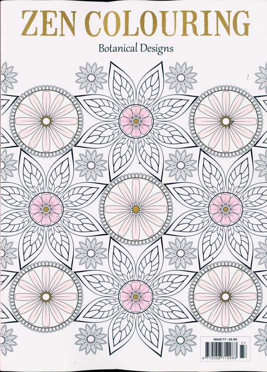 Zen Colouring Magazine Subscription | Buy at Newsstand.co.uk | Colouring