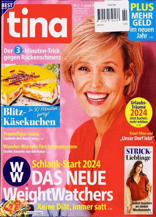 Tina Magazine Subscription | Buy at Newsstand.co.uk | German