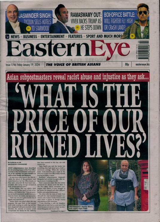 Eastern Eye Magazine Subscription | Buy at Newsstand.co.uk | Asian