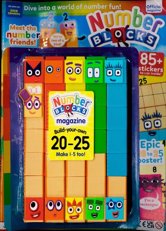 Numberblocks Magazine Subscription | Buy at Newsstand.co.uk | Pre School