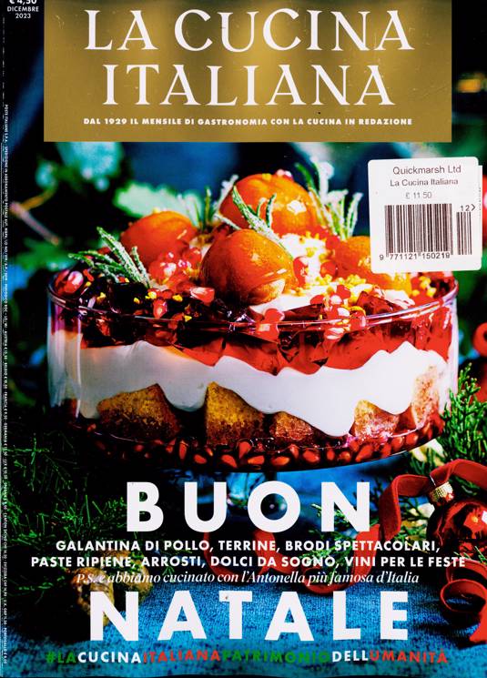 La Cucina Italiana Magazine Subscription | Buy at Newsstand.co.uk | Italian