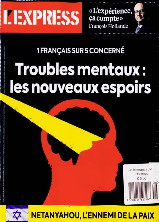 L Express Magazine Subscription | Buy at Newsstand.co.uk | French