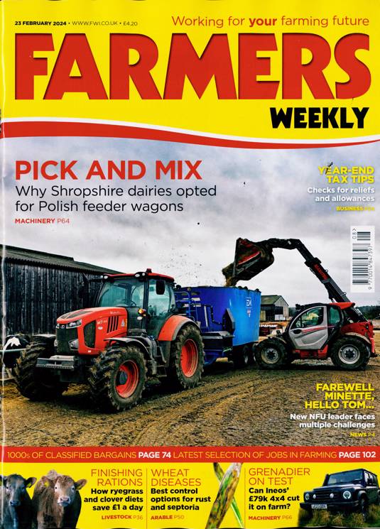 Farmers Weekly Magazine Subscription | Buy at Newsstand.co.uk | Agriculture