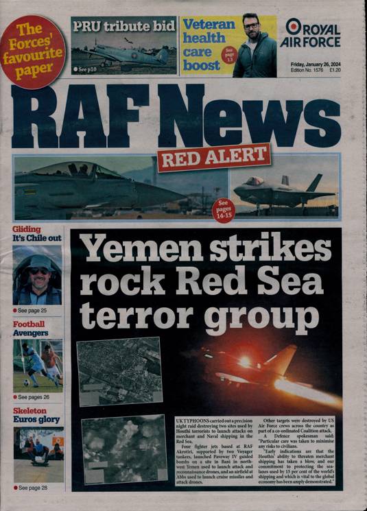 Raf News Magazine Subscription | Buy at Newsstand.co.uk | Military