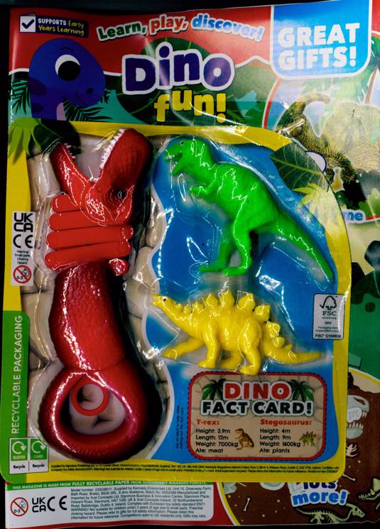 Dino Fun Magazine Subscription | Buy at Newsstand.co.uk | Pre School
