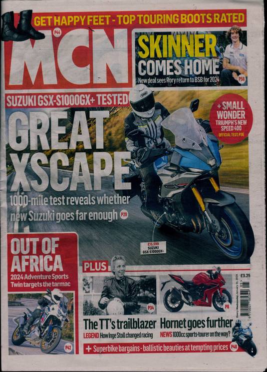 Motorcycle News Magazine Subscription | Buy at Newsstand.co.uk ...
