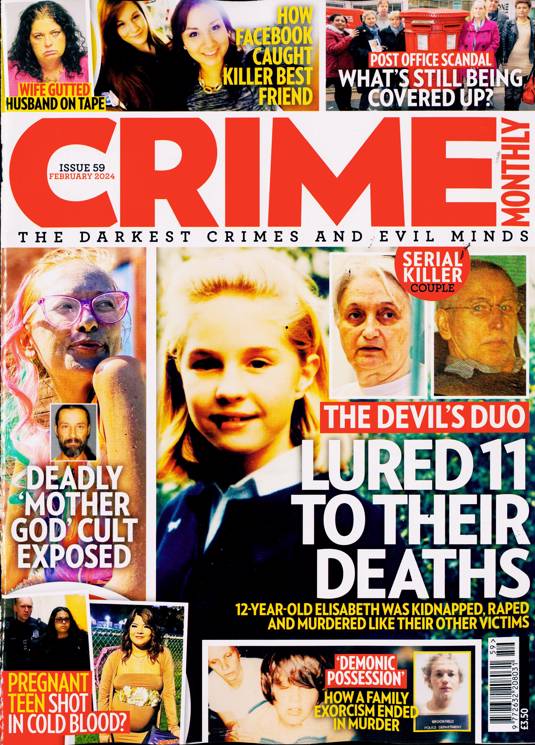 Crime Monthly Magazine Subscription | Buy at Newsstand.co.uk | Crime