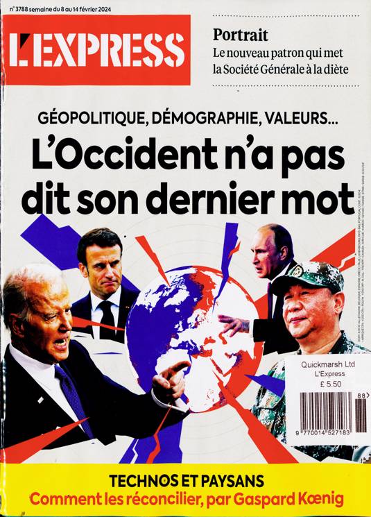 L Express Magazine Subscription | Buy at Newsstand.co.uk | French