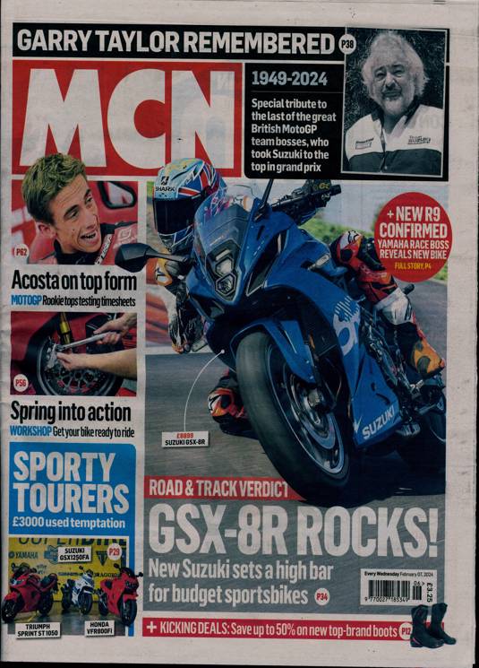 Motorcycle News Magazine Subscription | Buy at Newsstand.co.uk ...