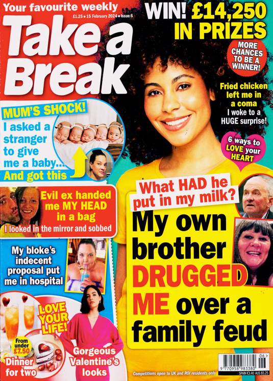 Take A Break Magazine Subscription | Buy at Newsstand.co.uk | Women's ...