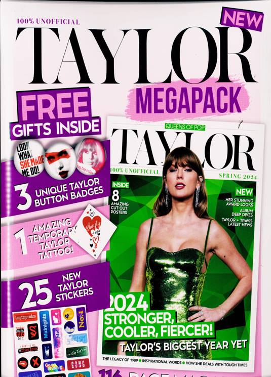 Taylor Swift Mega Pack 2024 Magazine Subscription | Buy at Newsstand.co ...