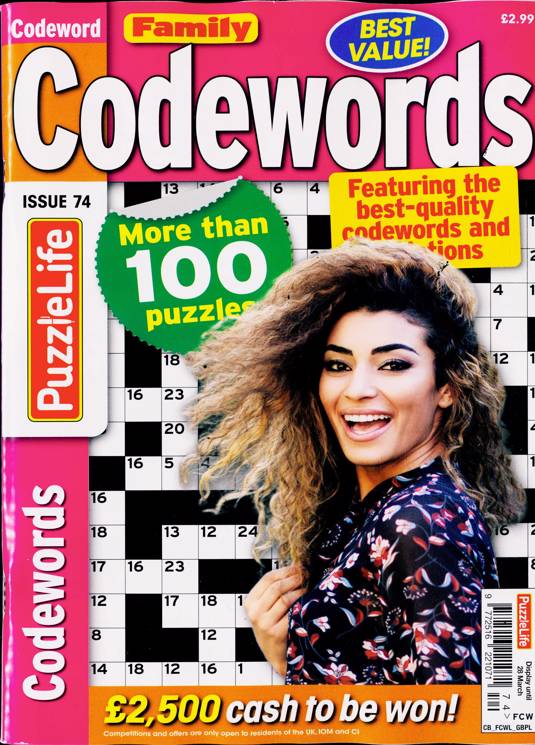 Family Codewords Magazine Subscription | Buy at Newsstand.co.uk | Codeword