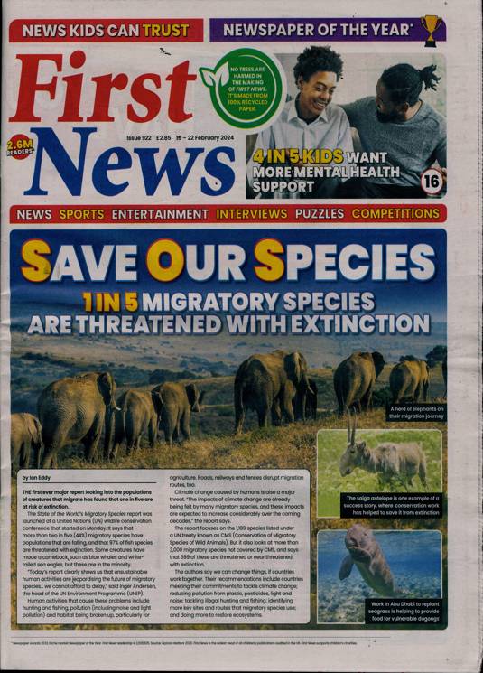 First News Magazine Subscription | Buy at Newsstand.co.uk | General