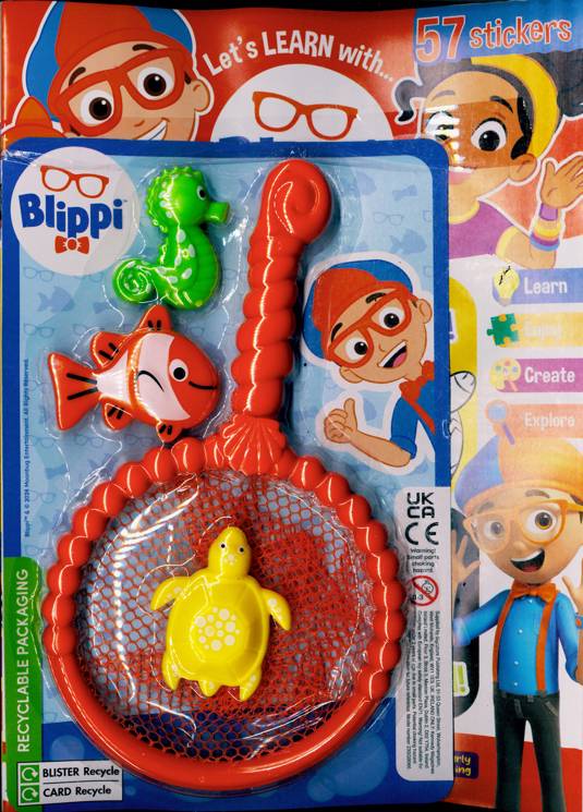 Blippi Magazine Subscription | Buy at Newsstand.co.uk | Pre School