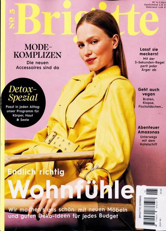 Brigitte Magazine Subscription | Buy at Newsstand.co.uk | German