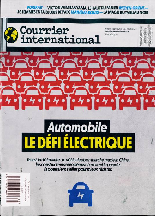 Courrier International Magazine Subscription | Buy at Newsstand.co.uk ...
