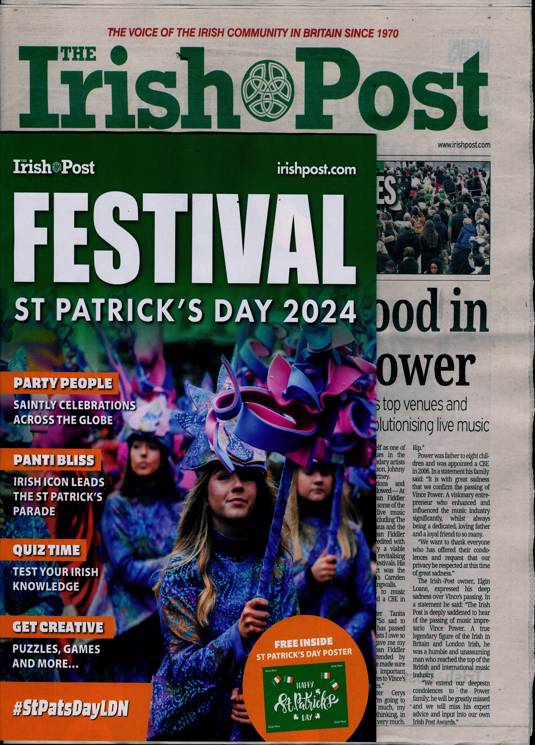 Irish Post Magazine Subscription | Buy at Newsstand.co.uk | Other Overseas