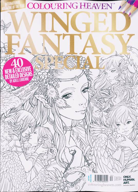 Colouring Heaven Magazine Subscription | Buy at Newsstand.co.uk | Colouring