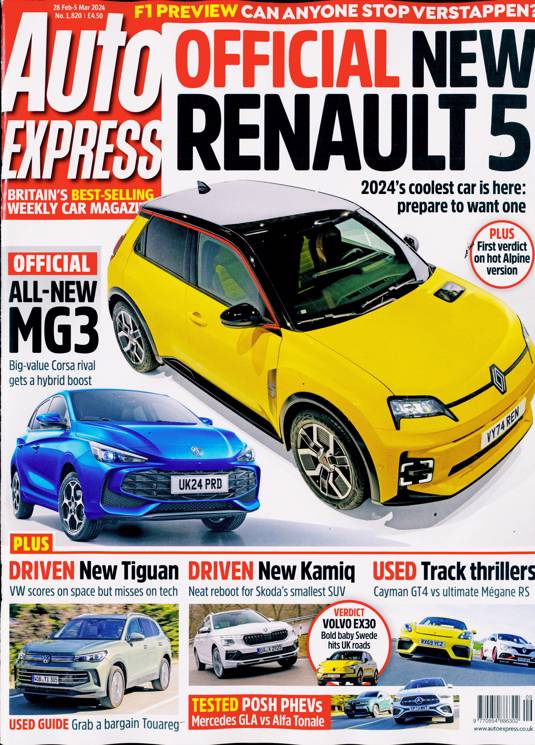 Auto Express Magazine Subscription | Buy at Newsstand.co.uk | General Car