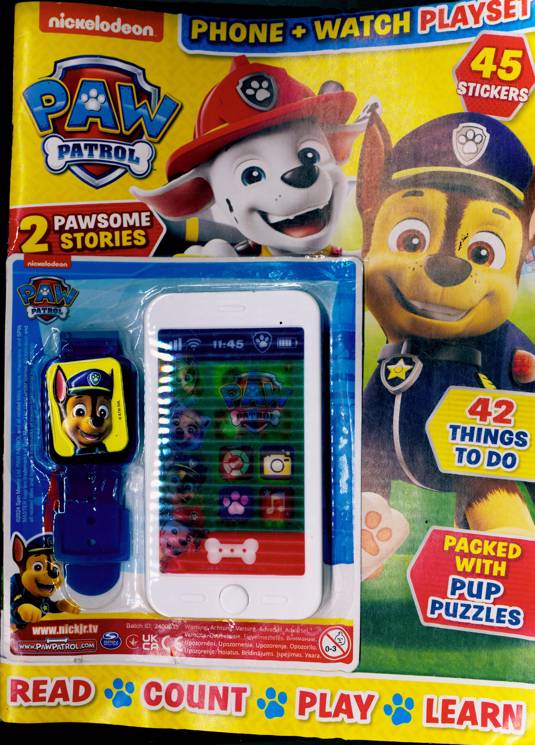 Paw Patrol Magazine Subscription | Buy at Newsstand.co.uk | Pre School