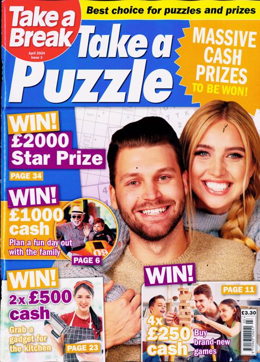 Take A Break Take A Puzzle Magazine Subscription | Buy at Newsstand.co ...