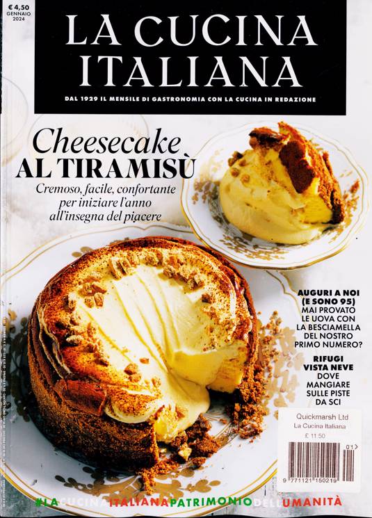 La Cucina Italiana Magazine Subscription | Buy at Newsstand.co.uk | Italian