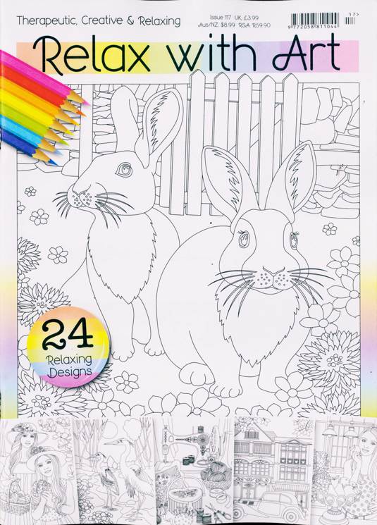 Relax With Art Magazine Subscription | Buy at Newsstand.co.uk | Colouring