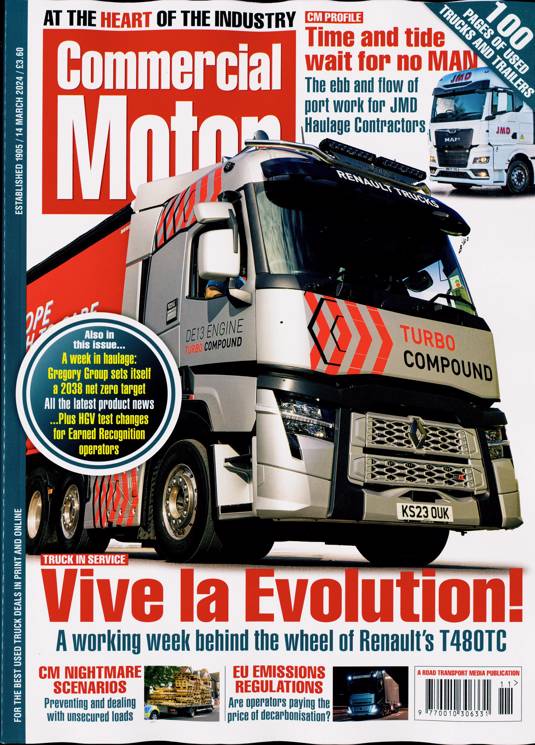 Commercial Motor Magazine Subscription | Buy at Newsstand.co.uk | Trucking