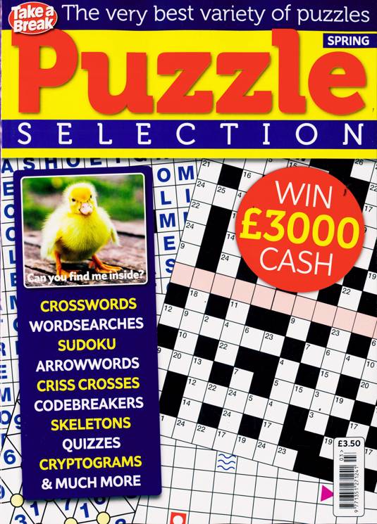 Take A Break Puzzle Selection Magazine Subscription | Buy at Newsstand ...