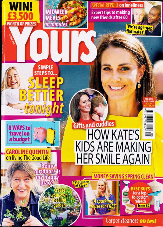 Yours Magazine Subscription | Buy at Newsstand.co.uk | Older Women's
