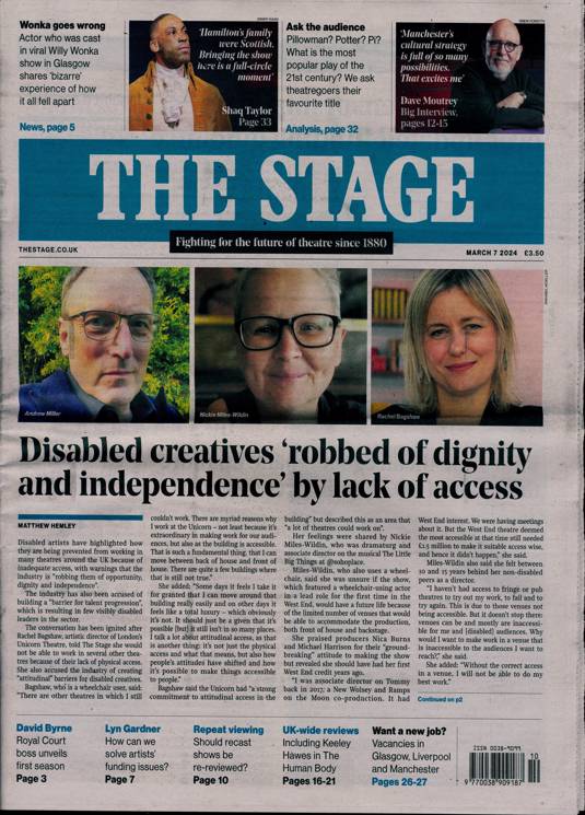 Stage Magazine Subscription | Buy at Newsstand.co.uk | Theatre & Dance