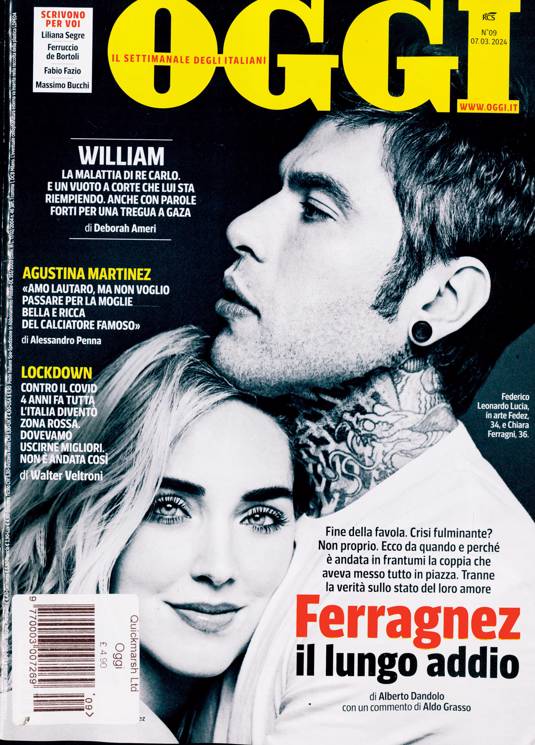 Oggi Magazine Subscription | Buy at Newsstand.co.uk | Italian