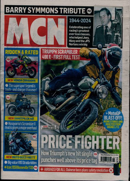 Motorcycle News Magazine Subscription | Buy at Newsstand.co.uk ...