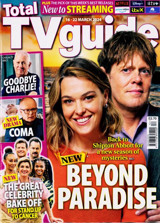 Total Tv Guide England Magazine Subscription | Buy at Newsstand.co.uk ...