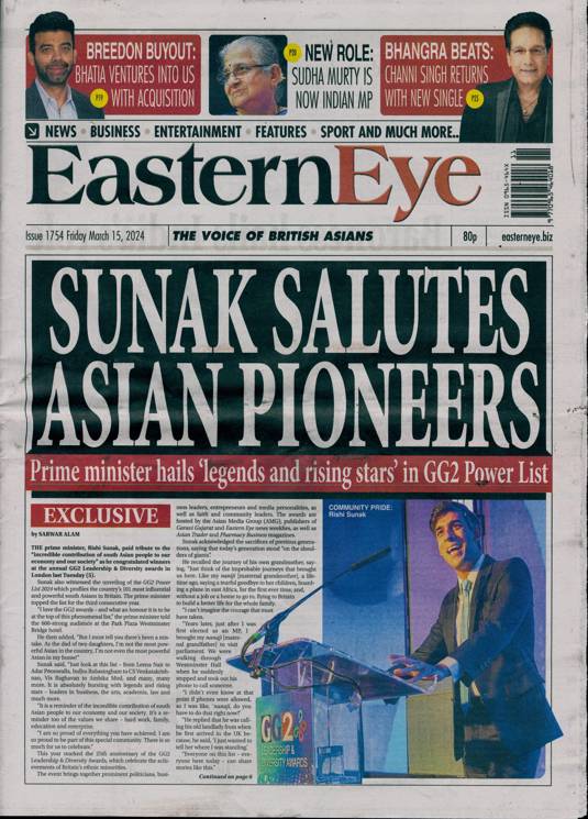 Eastern Eye Magazine Subscription | Buy at Newsstand.co.uk | Asian