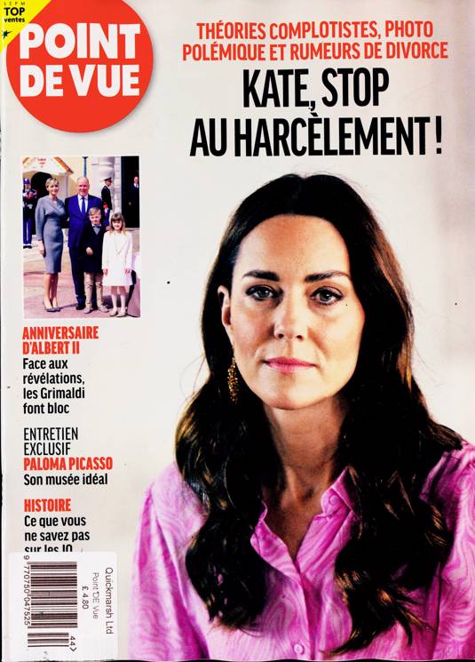 Point De Vue Magazine Subscription | Buy at Newsstand.co.uk | French