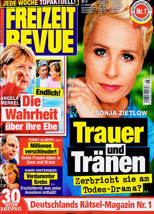 Freizeit Revue Magazine Subscription | Buy at Newsstand.co.uk | German