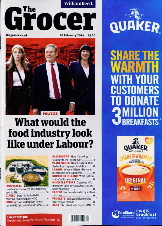 Grocer Magazine Subscription | Buy at Newsstand.co.uk | Other Trade