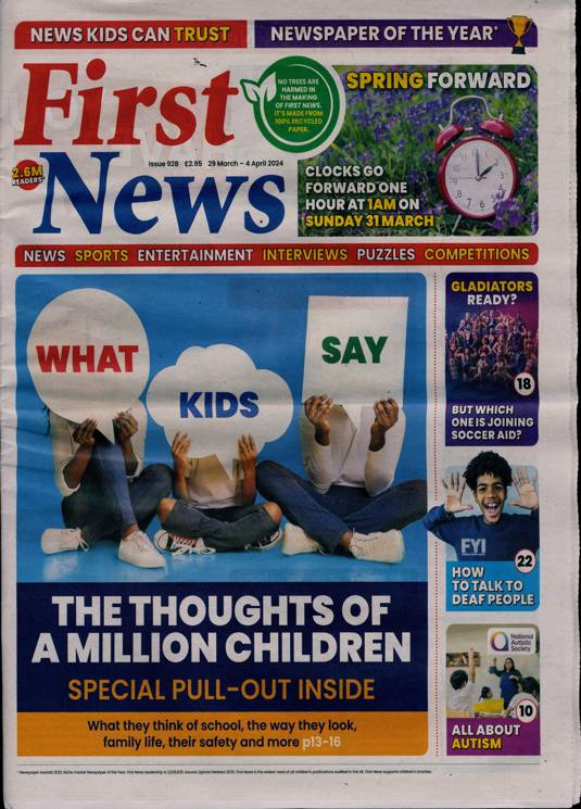 First News Magazine Subscription | Buy at Newsstand.co.uk | General