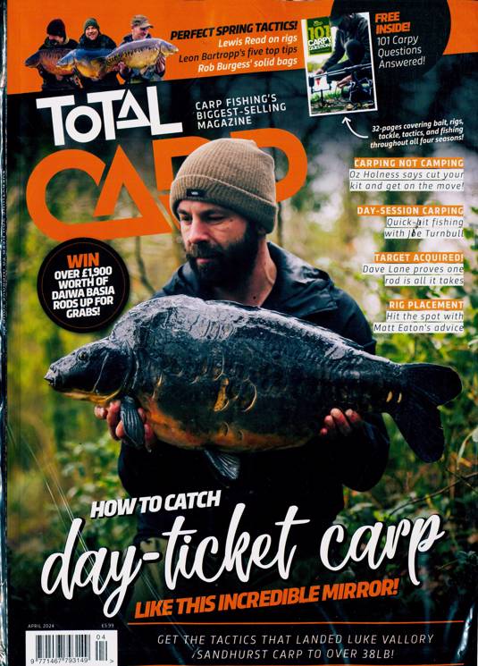 Total Carp Magazine Subscription | Buy at Newsstand.co.uk | Coarse Fishing