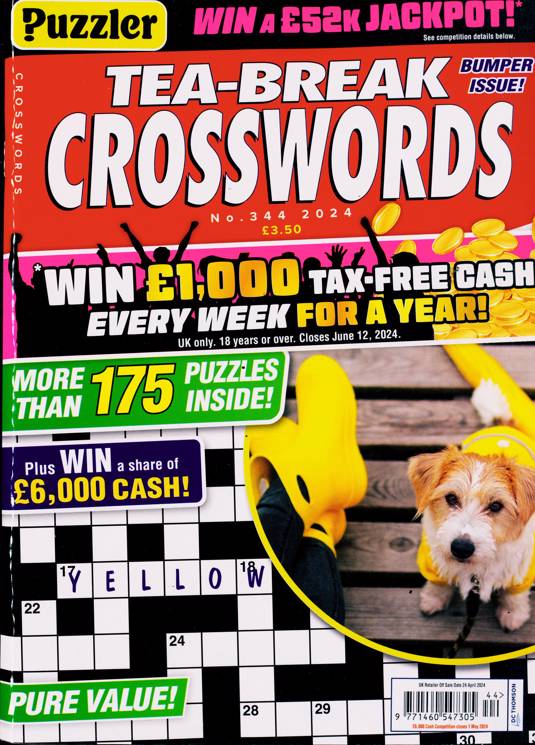 Puzzler Tea Break Crosswords Magazine Subscription | Buy at Newsstand ...