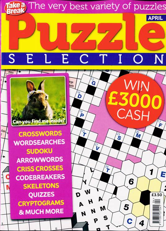 Take A Break Puzzle Selection Magazine Subscription | Buy at Newsstand ...