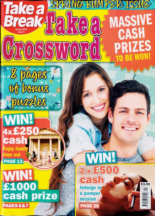 Take A Crossword Magazine Subscription | Buy at Newsstand.co.uk | Crossword
