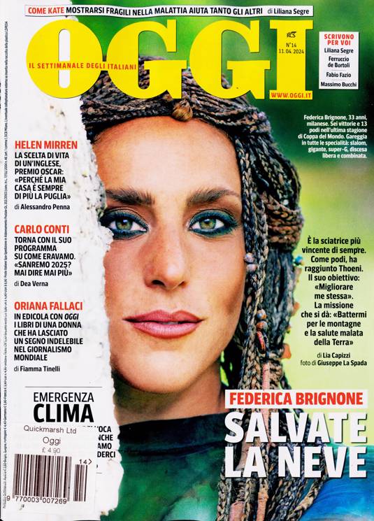 Oggi Magazine Subscription | Buy at Newsstand.co.uk | Italian