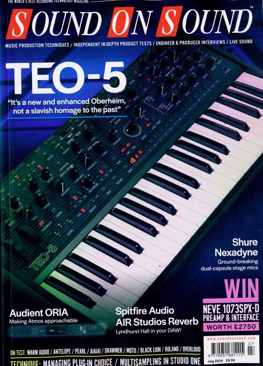 Sound On Sound Magazine Subscription | Buy at Newsstand.co.uk | Other